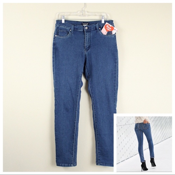 VENUS | Jeans | Venus Bum Lifter Jeans Medium Wash Blue Nwt | Poshmark
